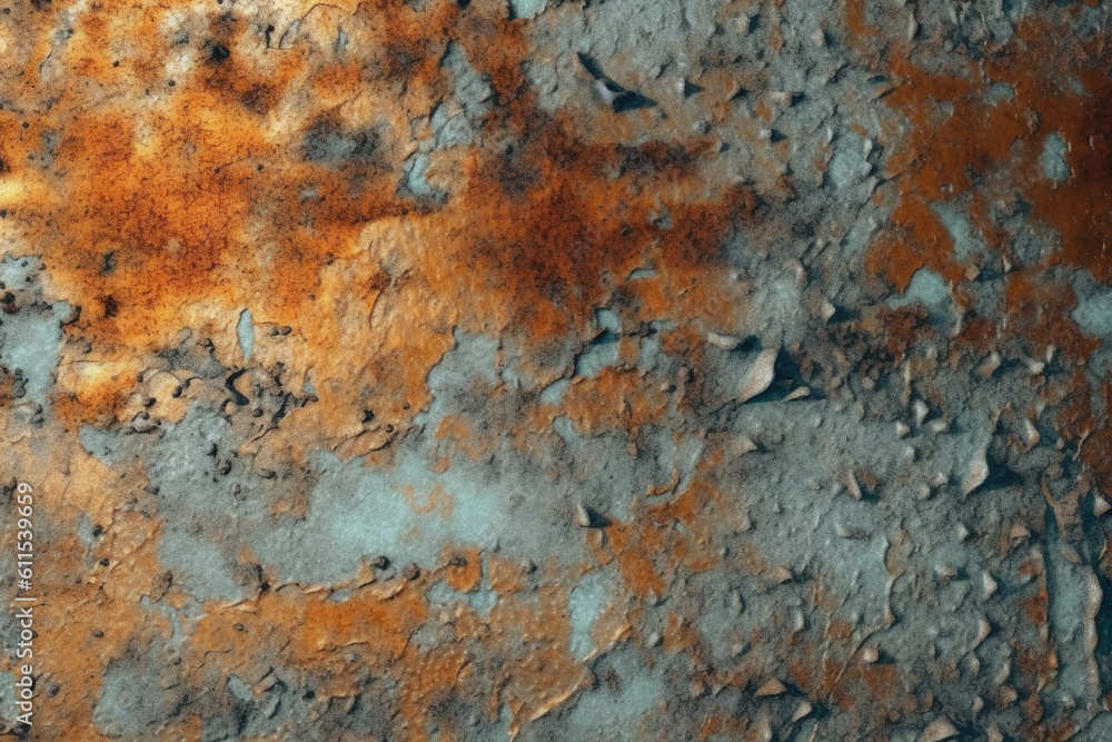 Flat Rusty Peeling Metal Texture For Backgrounds And Wallpapers Created ...