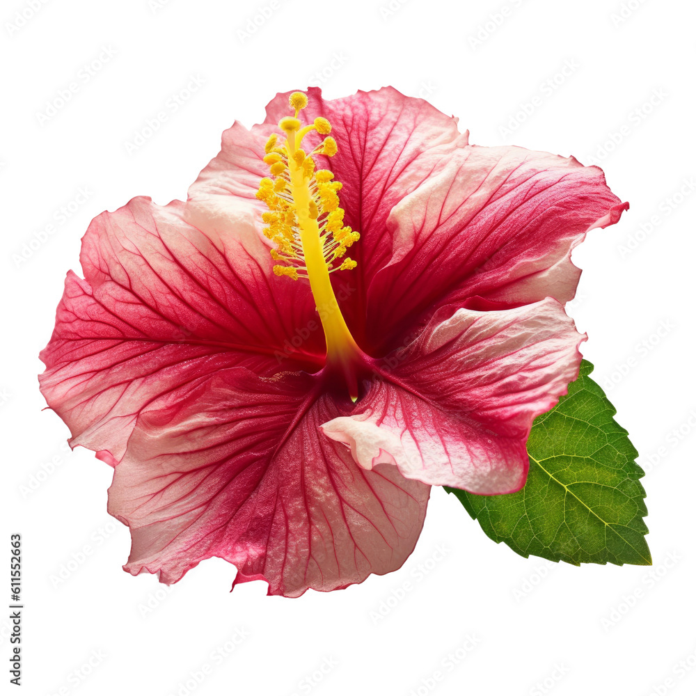 hibiscus flower isolated on transparent background cutout Stock ...