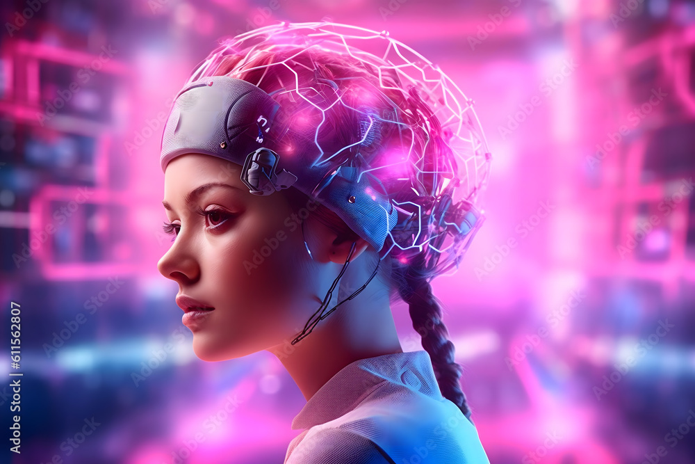 brain and nerve cells electrical pulses Neurons electrical pulses ...