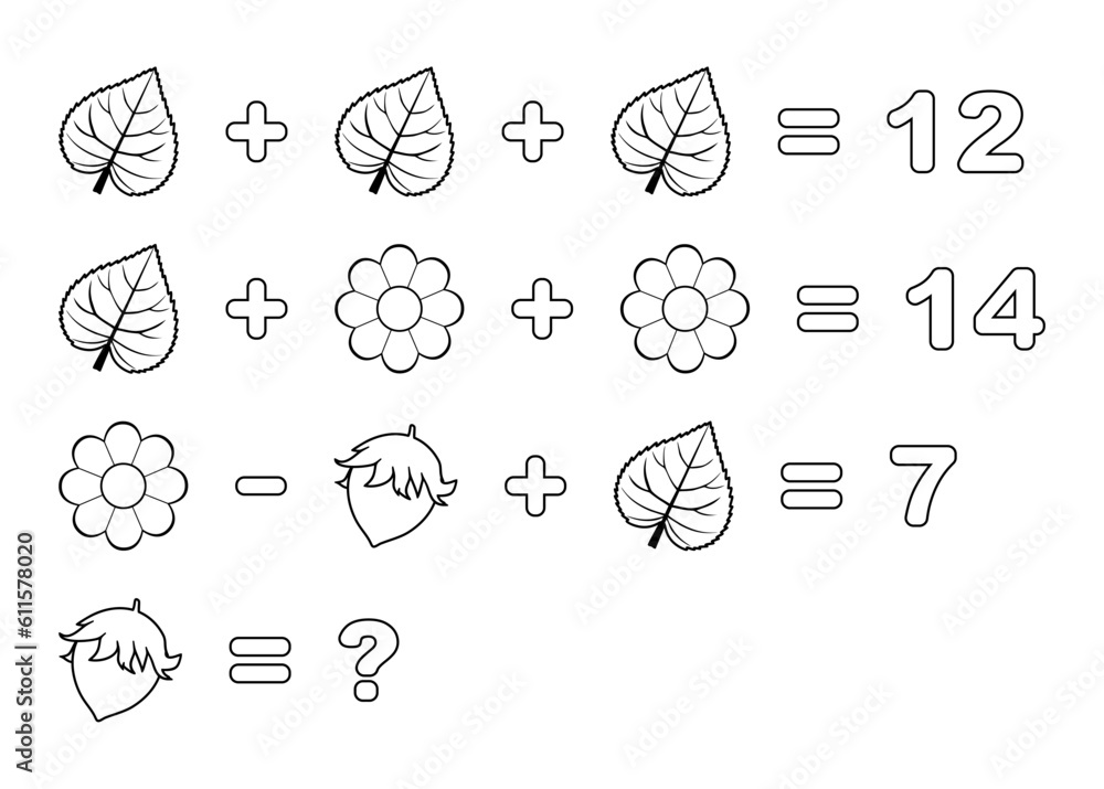Stockvector Counting Game Math Educational Kids Game Educational stockvector-counting-game-math-educational-kids-game-educational