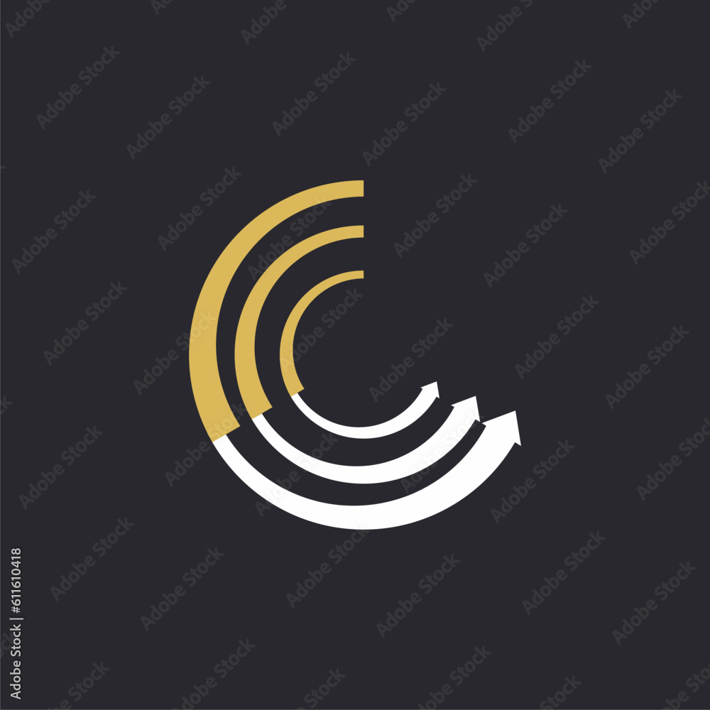 Arrow circle round up logo vector image Stock Vector | Adobe Stock
