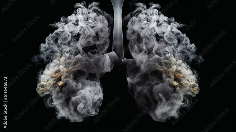 The concept of air pollution and lung disease, the effects of polluted ...