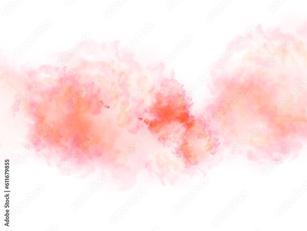 Abstract transparent red color smoke, festival and celebration color ...