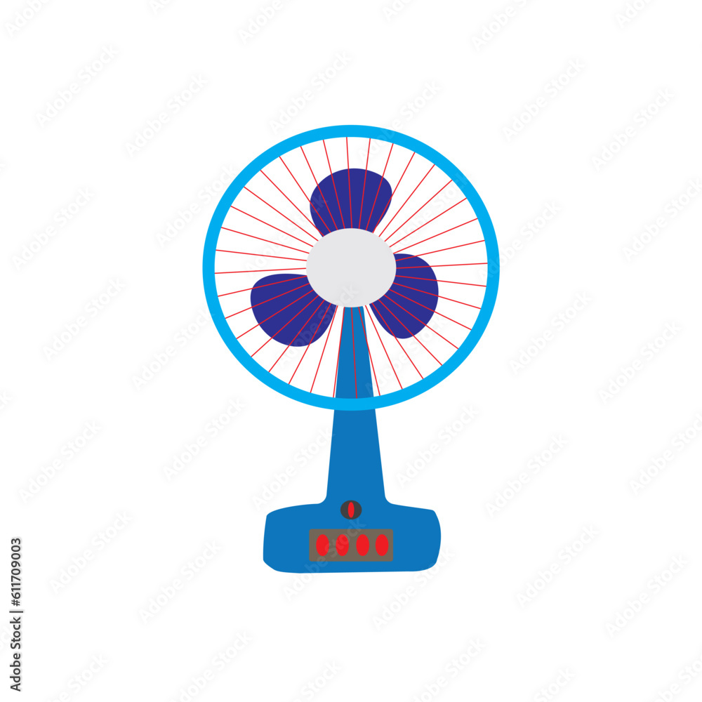 Ventilator icon Table Fan Symbol, logo illustration. Table fan, wind ...