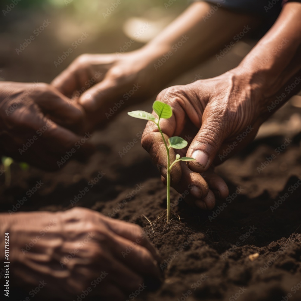 Hands Planting Seedlings: A Symbol of Love, Faith, and Environmental ...