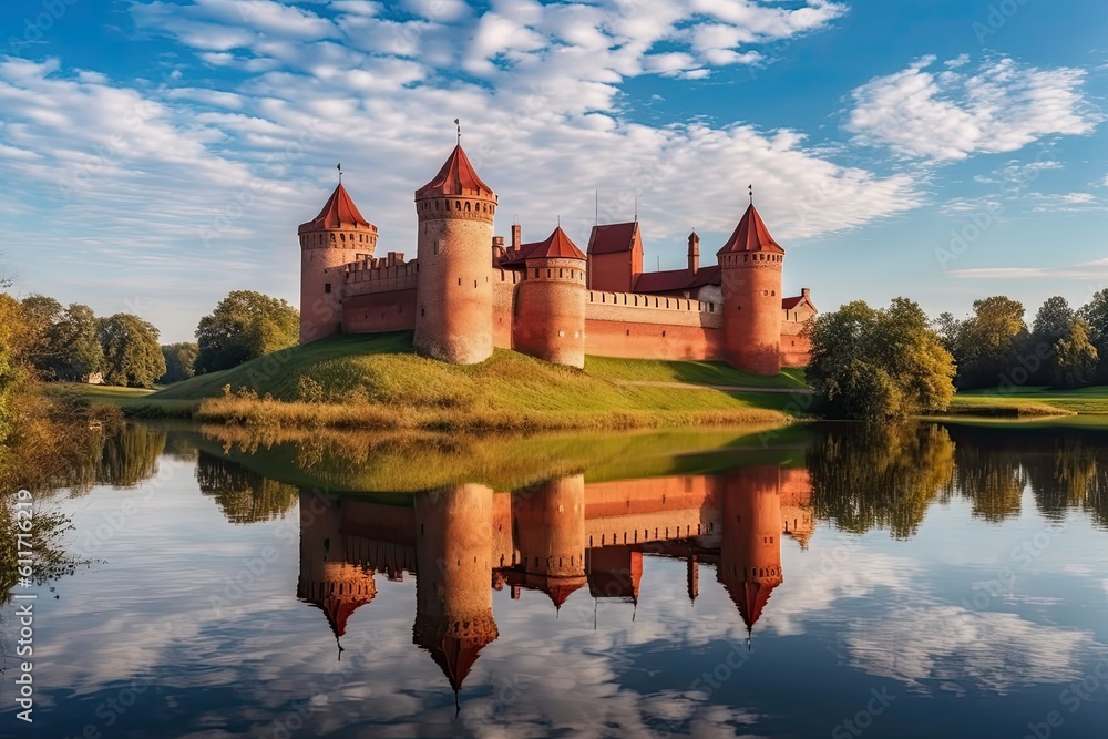 Mir Castle Complex: A Famous Heritage Landmark of Belarus, Featuring ...