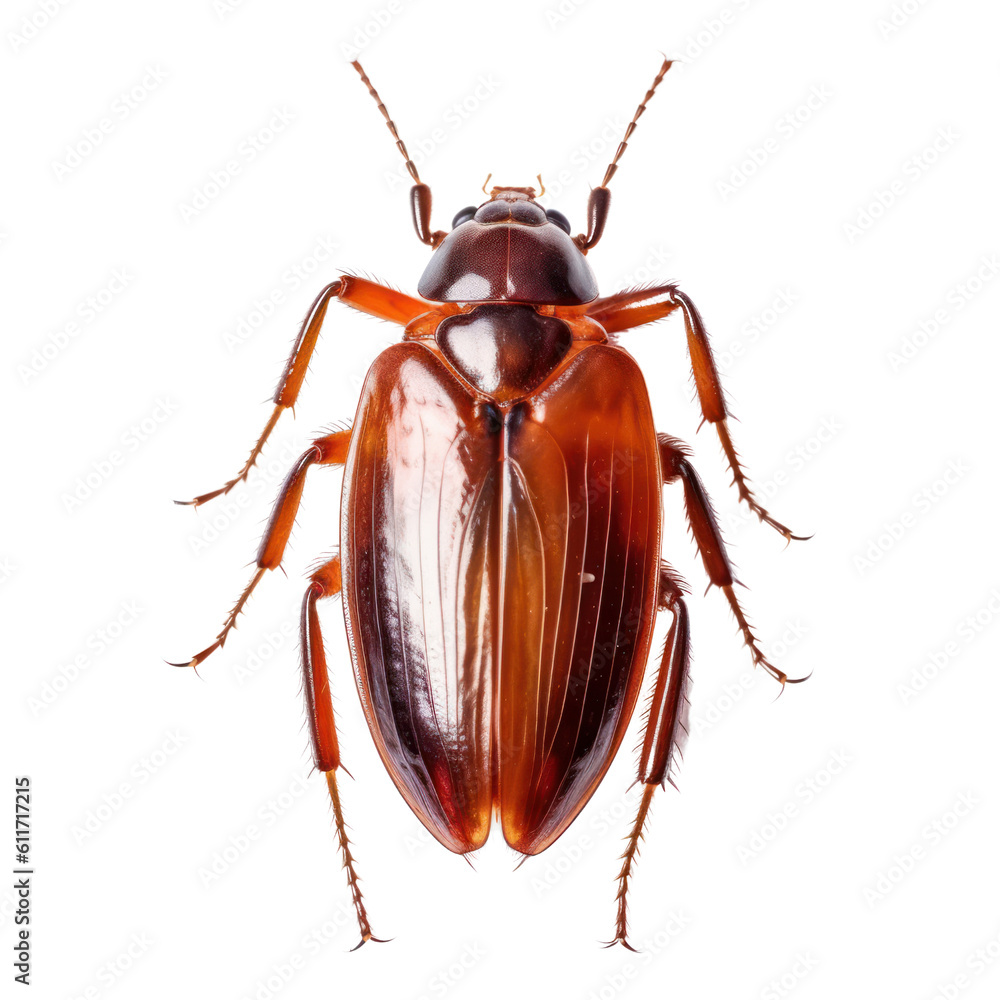 cockroach isolated on transparent background cutout Stock Illustration ...