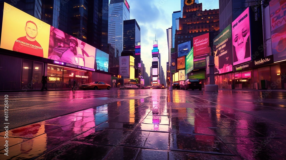 Digital Art Exterior City Design, Large digital billboard, Smooth glass ...