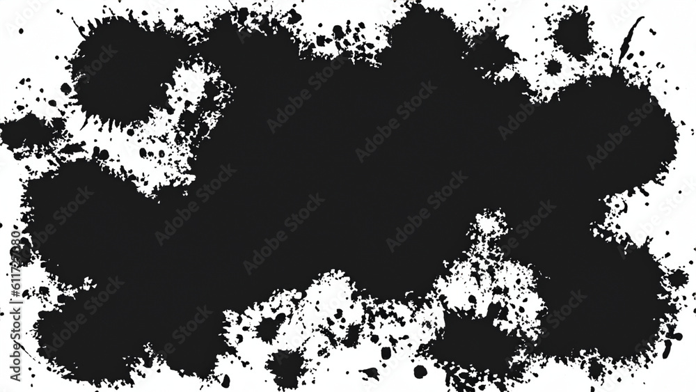 paint splatter splat alpha bump map - generative ai 素材庫插圖 | Adobe Stock