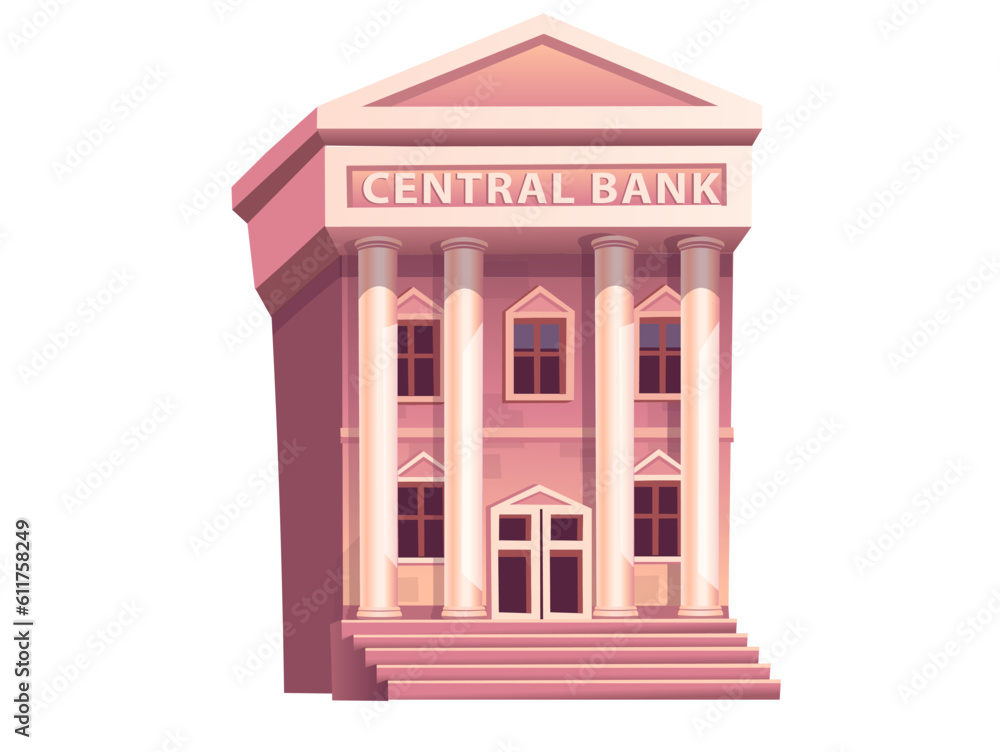Bank.Element for city with bank for games and mobile applications ...