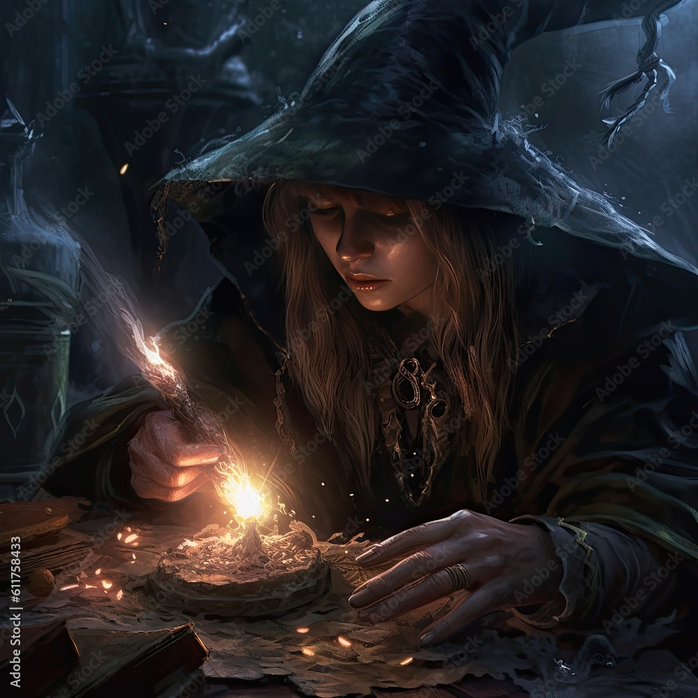 Step into the mysterious world of dark magic and supernatural forces ...