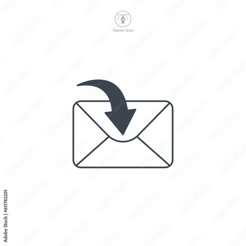 Email or Envelope icon. A straightforward and recognizable vector ...