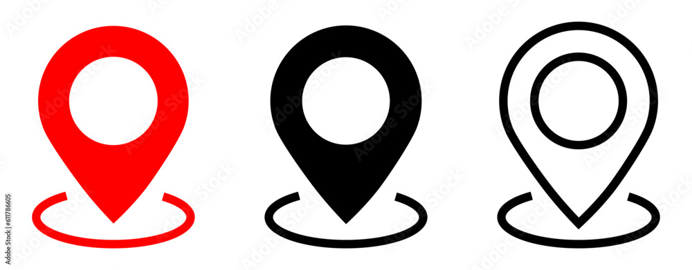 location icon Stock Vector | Adobe Stock