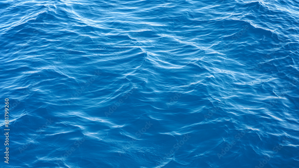 Rough deep turquoise and blue Red sea with blue texture background ...