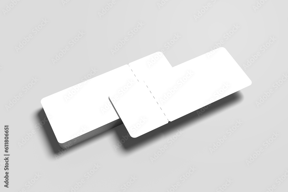 Movie Ticket Mockup for showcasing your ticket design to your clients ...