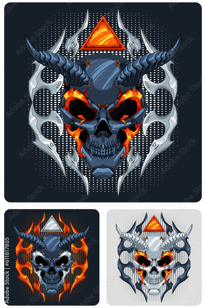 The Cyborg Skull is a human skull with cybernetic enhancements. It has ...