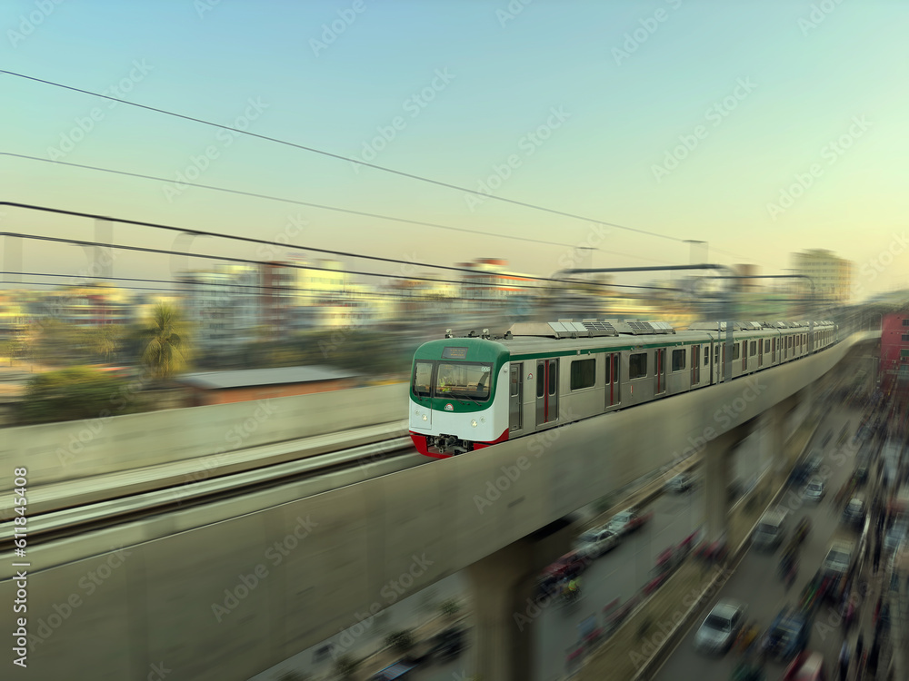 Dhaka Metro Rail. Mega Projects of Bangladesh. Development of transport ...