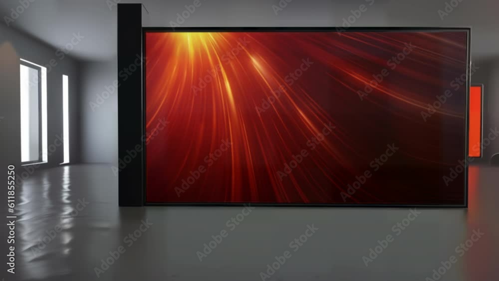Immersive Virtual TV Studio Background Loop for Dynamic Visual ...