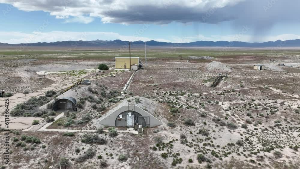 Aerial Tekoi solid fuel rocket motor test area site Utah slide 1 ...
