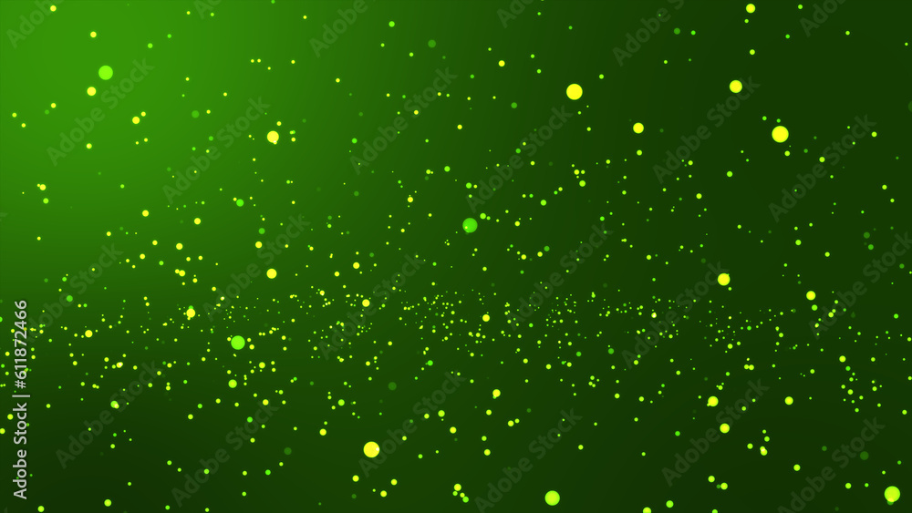 Particles Bounce On A Reflective Floor. The Bouncing Particles ...