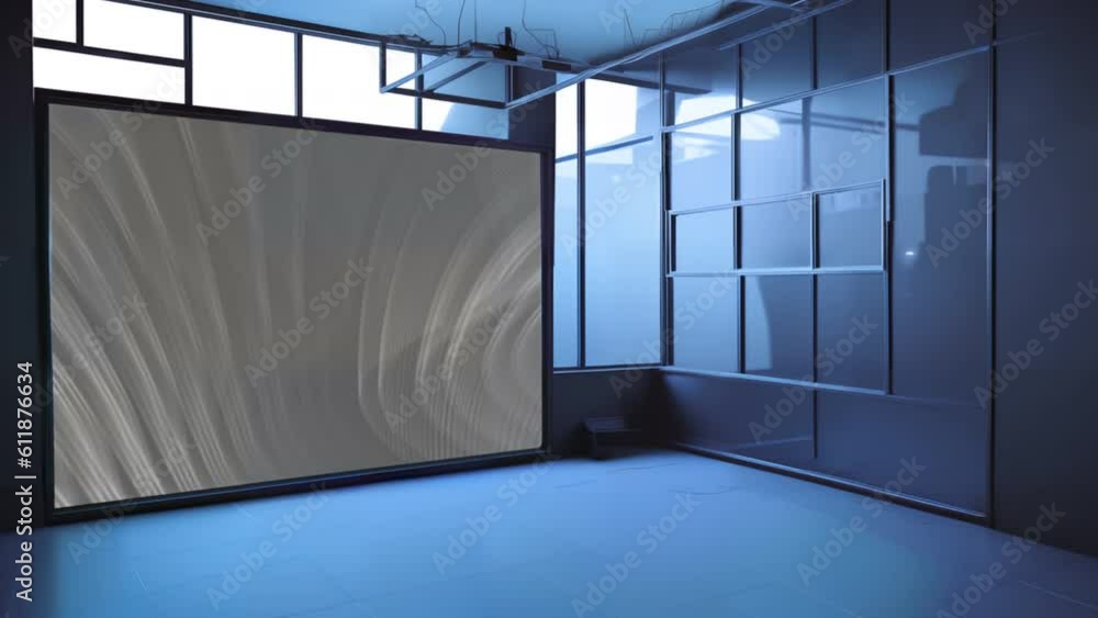 Immersive Virtual TV Studio Background Loop for Captivating Talk Shows ...