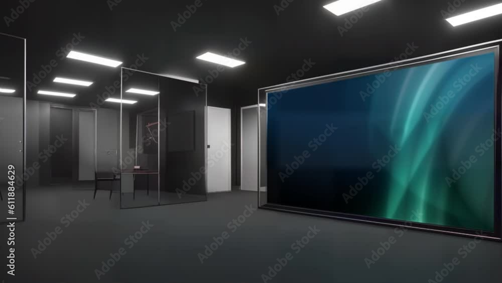 Professional Virtual TV Studio Background Loop for Flawless ...