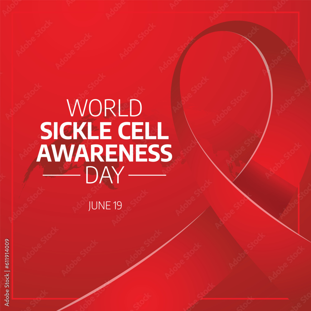 vector graphic of World Sickle Cell Awareness Day good for World Sickle ...