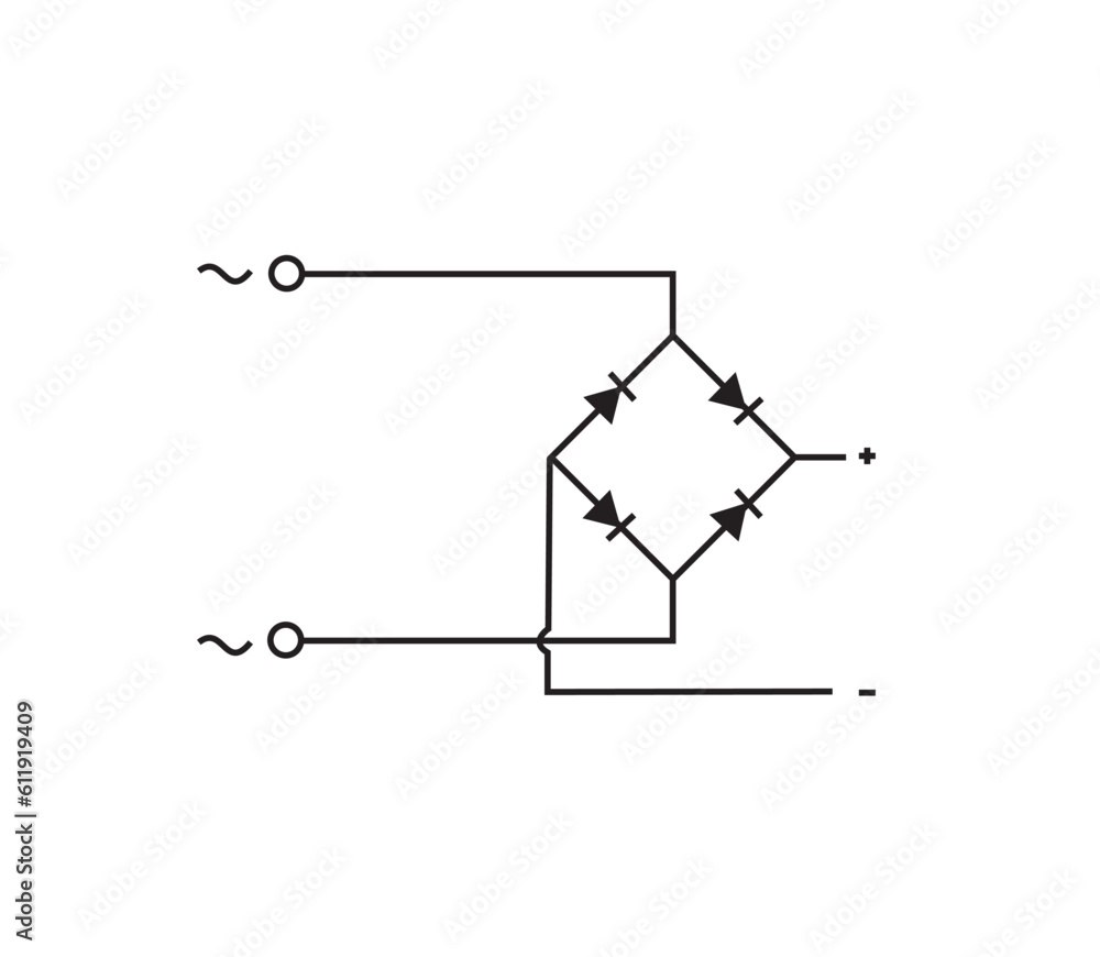 Alternating current and direct current icon vector logo design template ...