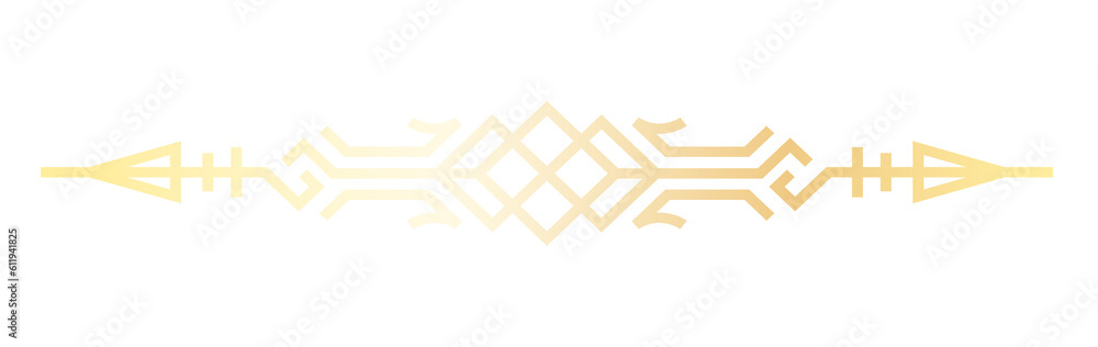 Line art luxury golden border. Abstract golden elegant text divider for ...