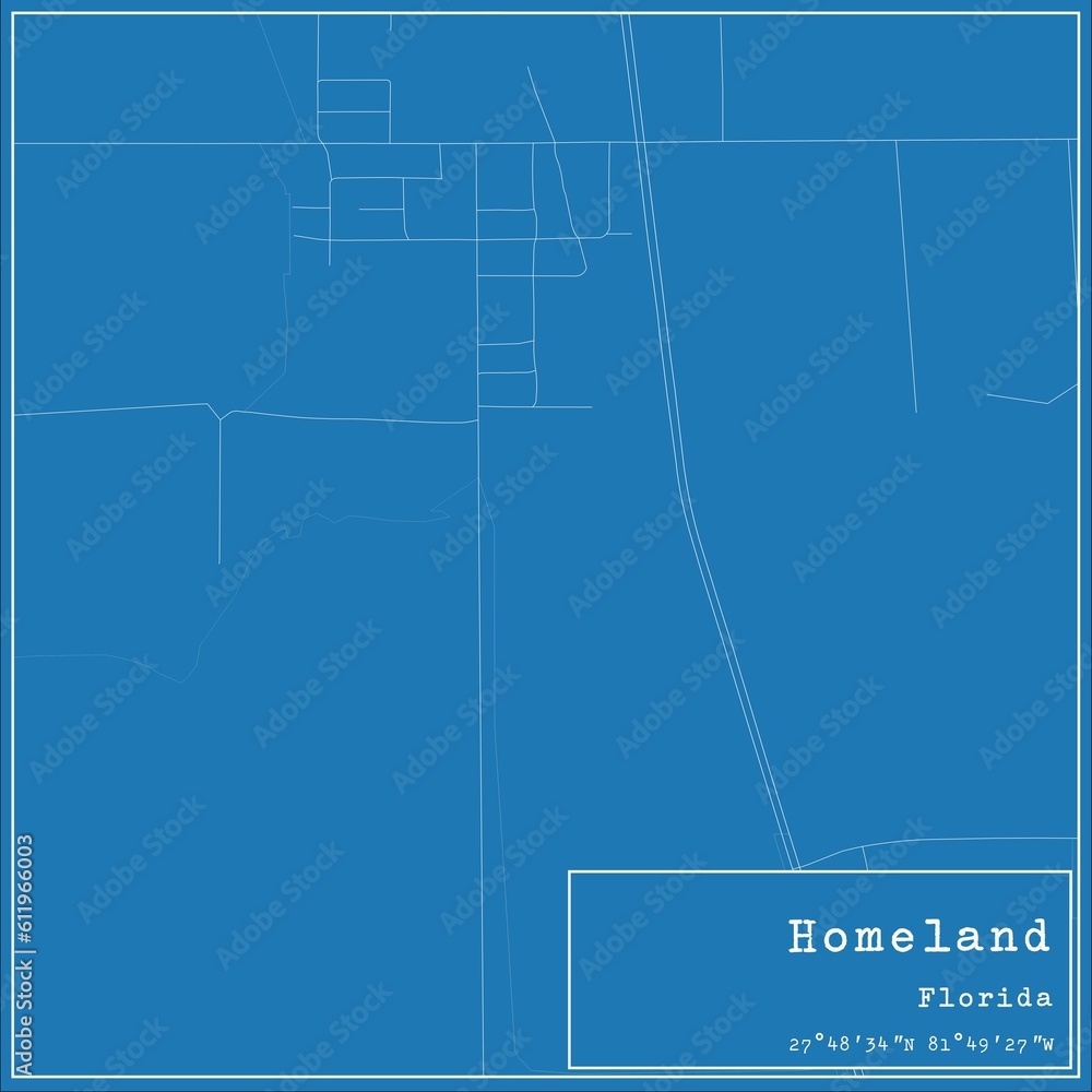 Fototapeta mapa świata dla dzieci Blueprint US city map of Homeland ...