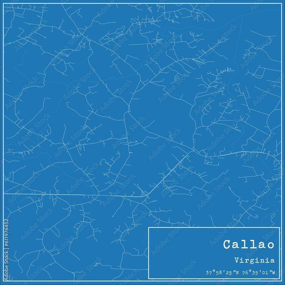 Fototapeta mapa świata dla dzieci Blueprint US city map of Callao ...