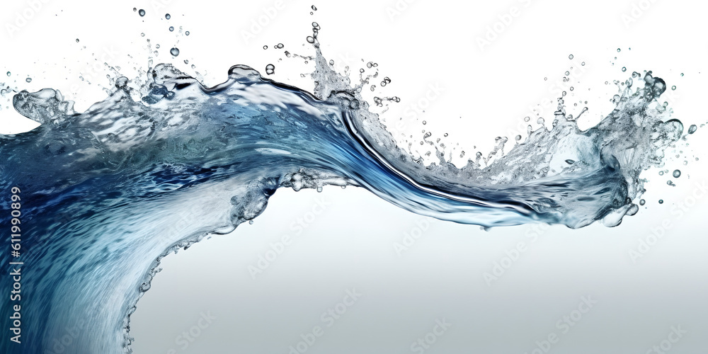 water flow effect from the side Generative A Stock Illustration | Adobe ...