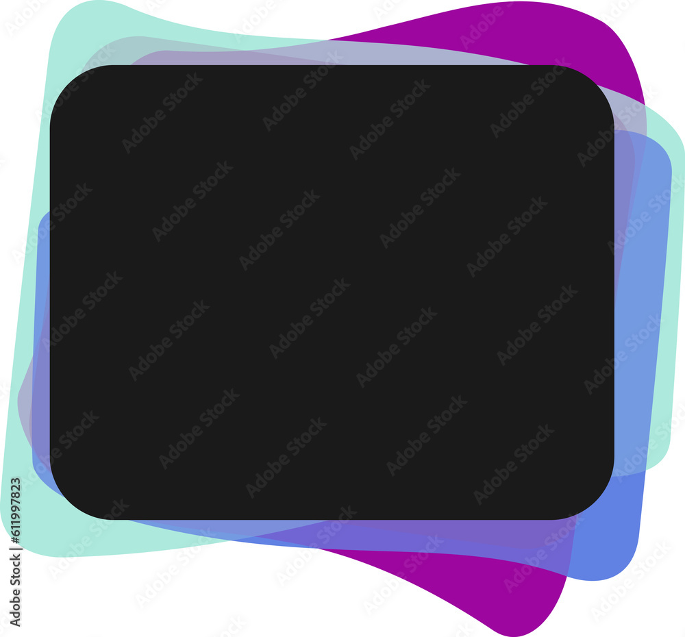 Bubble banner, isolated on transparent background, PNG illustration ...