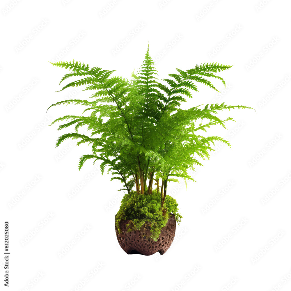Australian Tree Fern Ornamental Plants flower isolated on white ...