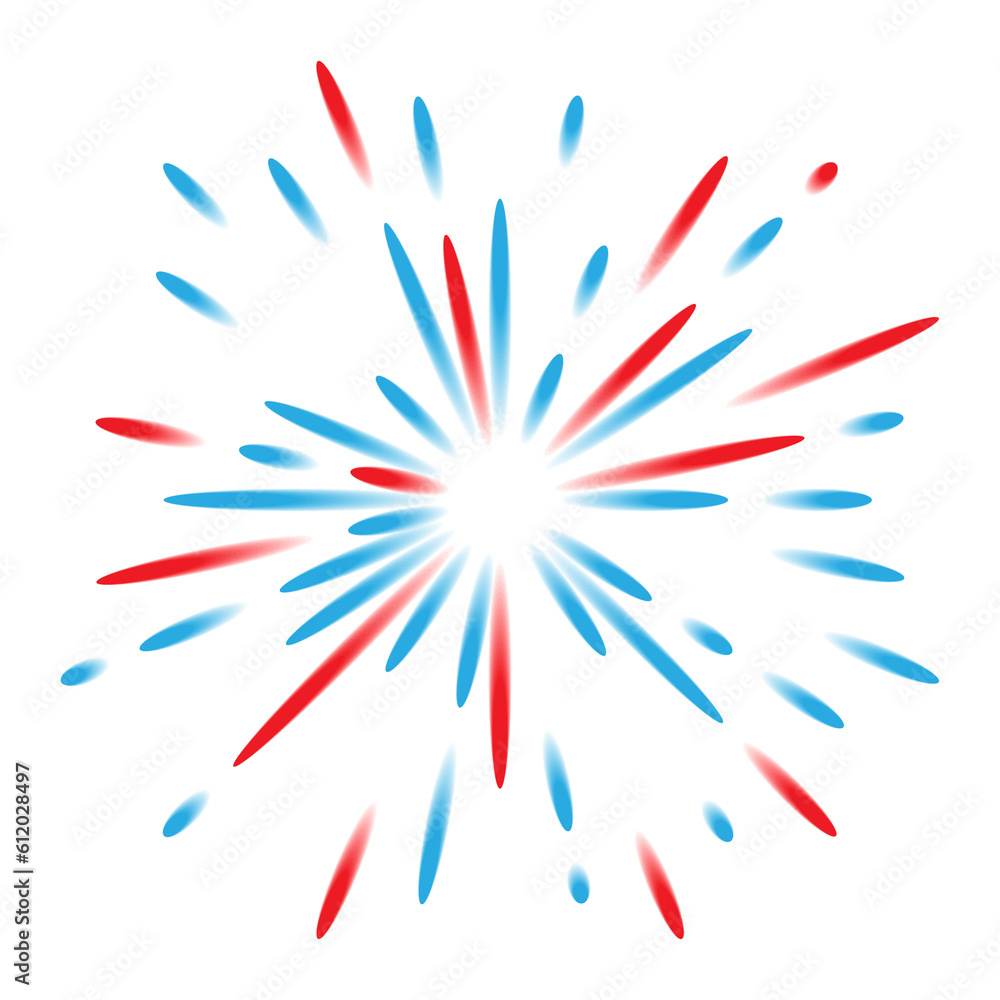 Firework isolated on transparent background. PNG file Stock ...