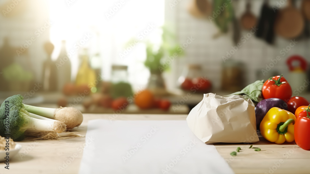 Selective focus.Food or cooking concepts with variety ingredient and ...
