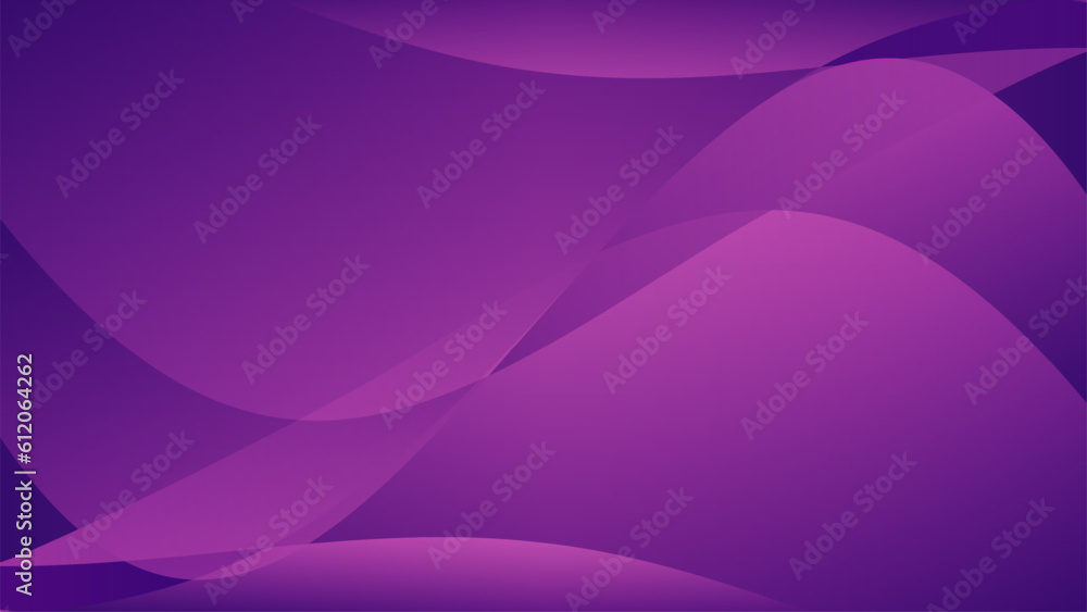 Purple abstract background, wave graphic, Geometric vector, Minimal ...