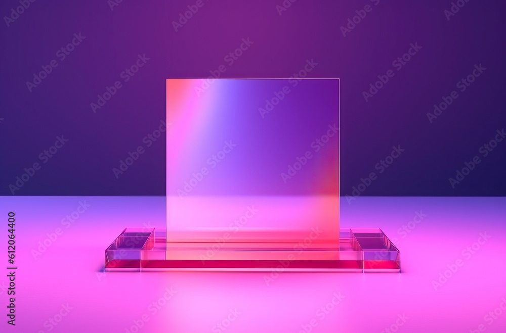 Shopping store elegant product display, premium product podium stand ...