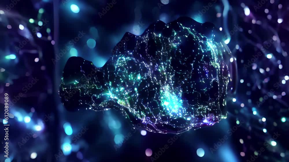 AI deep learning computer machine Illustration (AI) Inside Artificial ...