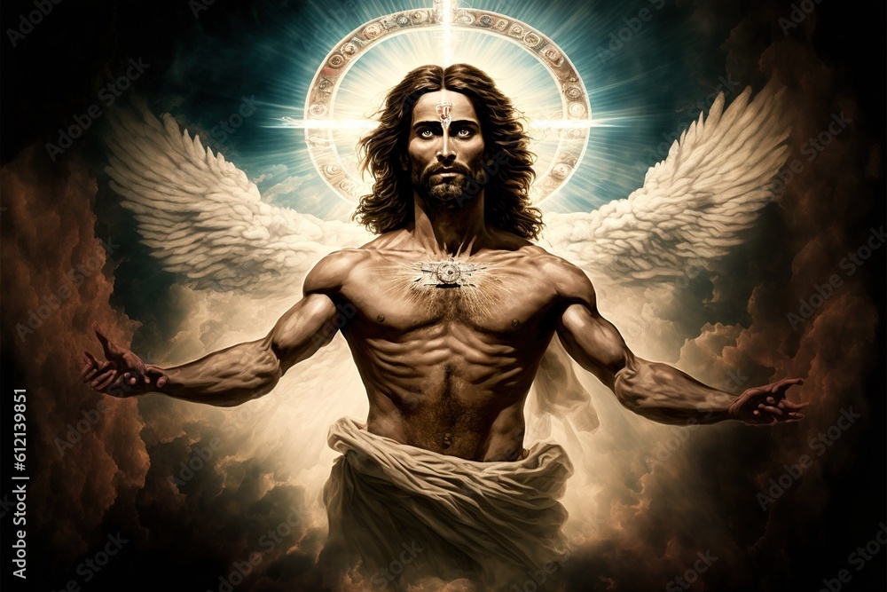 Portrait of Jesus Christ after his resurrection is a powerful image for ...