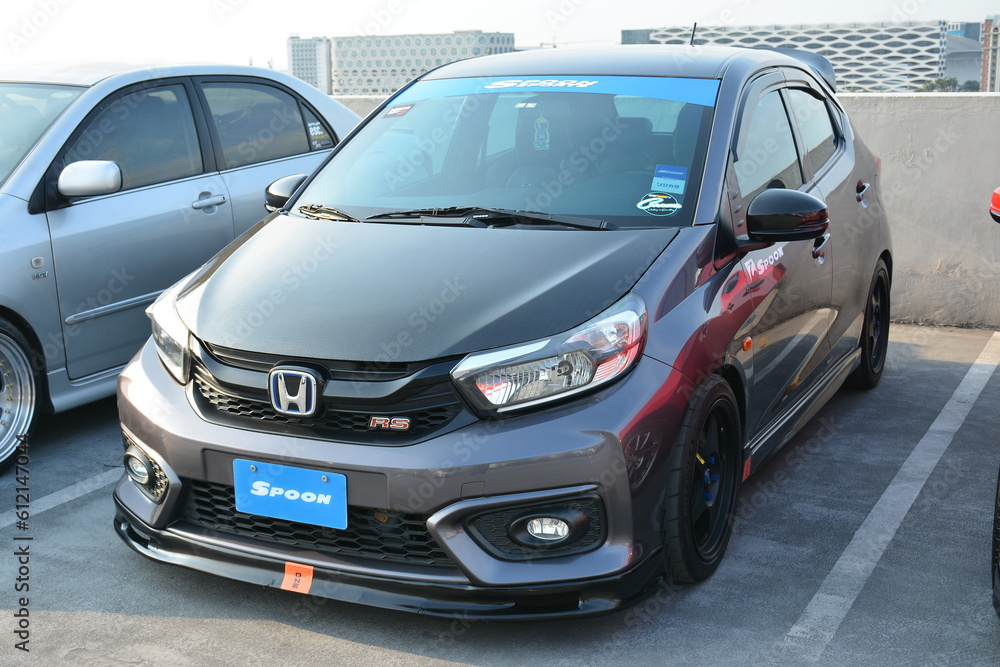 Honda brio spoon sports at Sneaky mods car meet in Paranaque ...