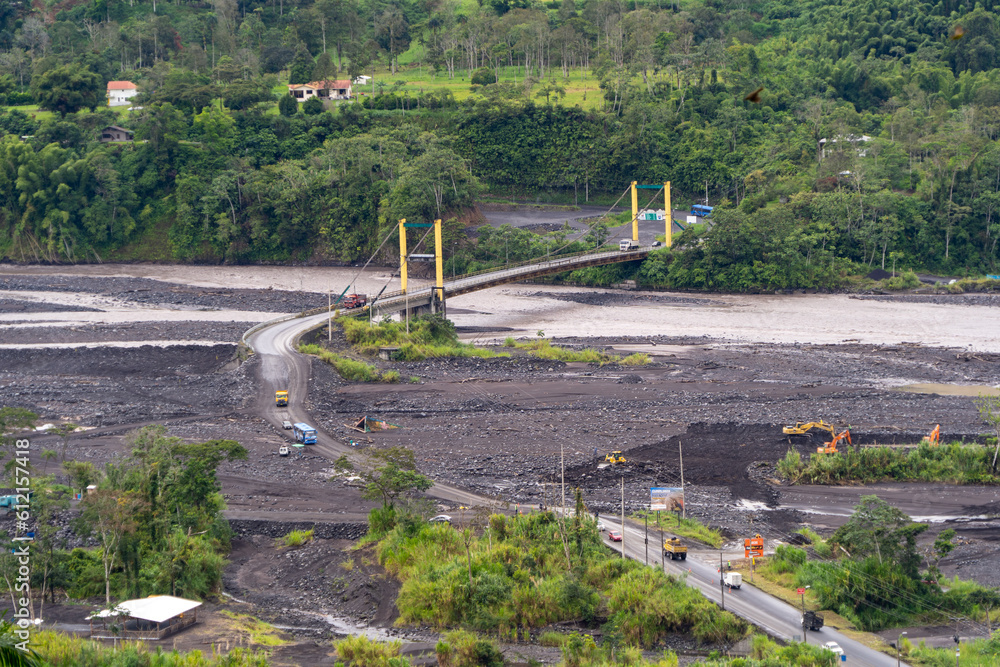 Rio Upano in Ecuador, flooding of dangerous rivers of Latin America ...