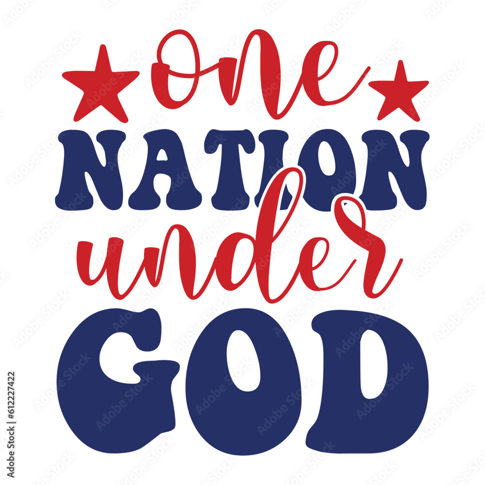 One Nation Under God svg Stock Vector | Adobe Stock