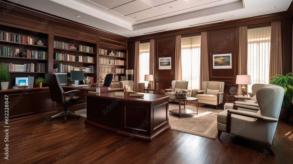 Inspiring office interior design Transitional style Corporate Office ...