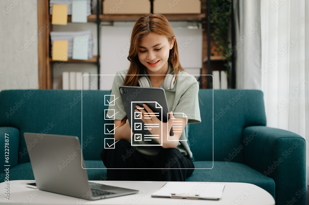 Checklist and filling survey form online. Document management system ...