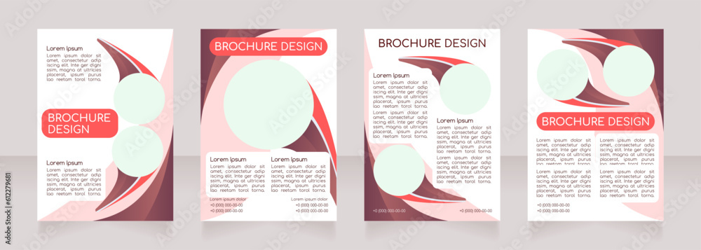 Stockvektorbilden Social media ads advantages blank brochure layout ...