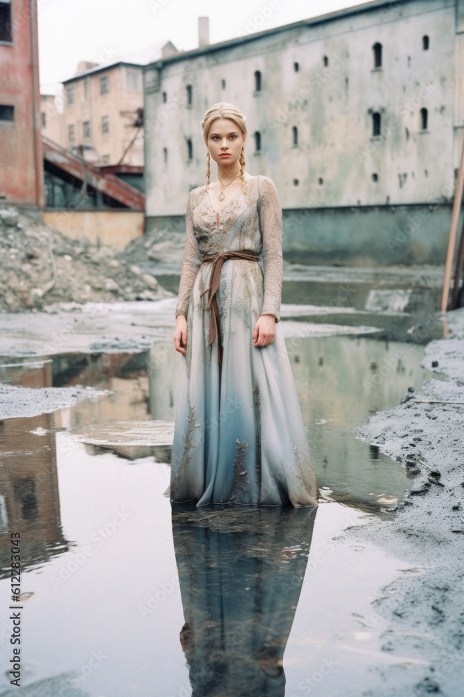 An abstract portrait of princess from a children fairy tale, updated ...