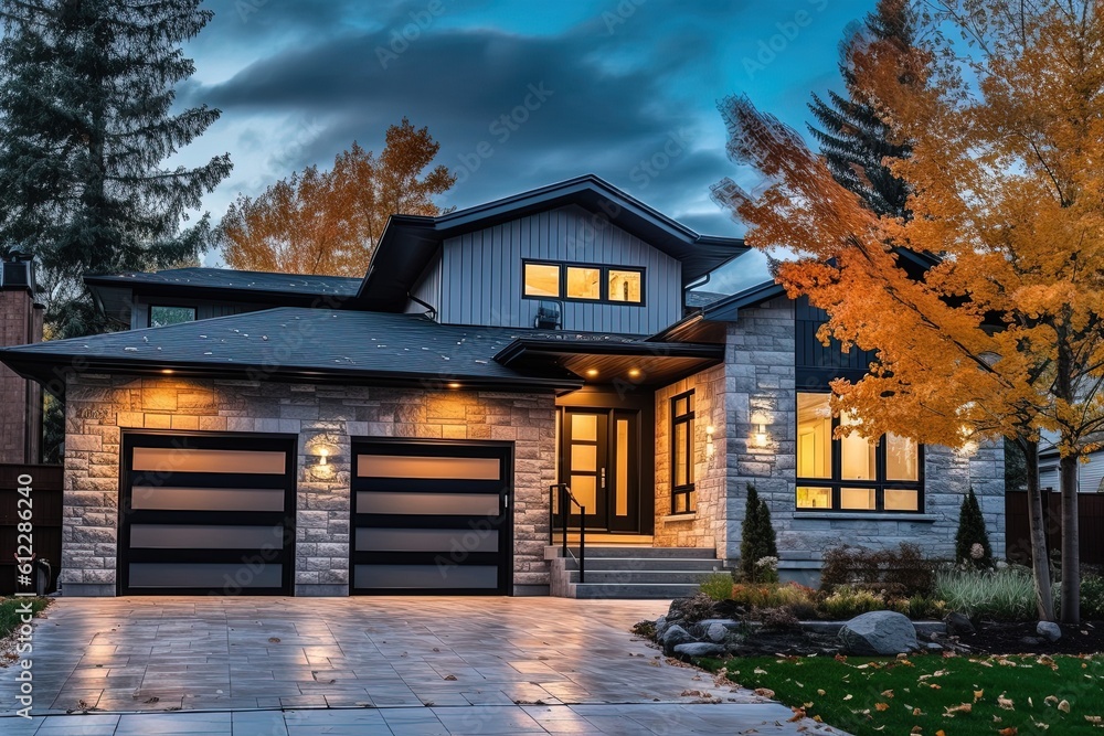 Cutting-Edge Architecture in an Imposing Brand New Residence with ...