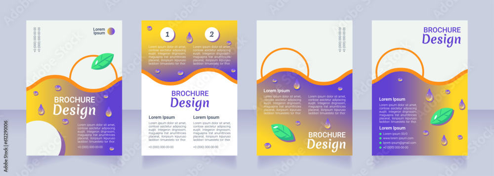 Food and products rich in calcium blank brochure layout design ...