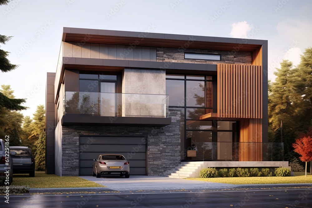 Bronze Siding and Natural Stone Cladding Highlight Striking New ...